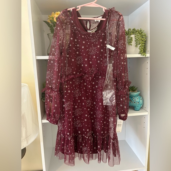 Knitworks | Dresses | Knit Works Burgundy Formal Dress | Poshmark